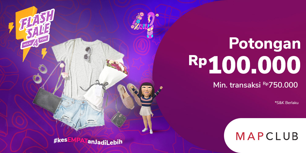 Info & Kode Potongan Rp 100.000,- MAP Club (Anniversary) - MyValue